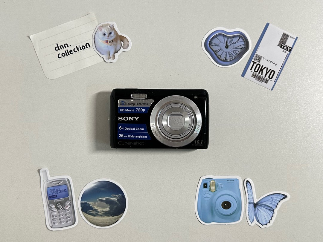 Sony Cybershot DSC-W670 Fullset Digital Camera CCD Digicam, Photography ...