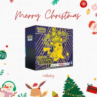 Surging Sparks Pokemon Center Elite Trainer Box PC ETB, Hobbies & Toys ...