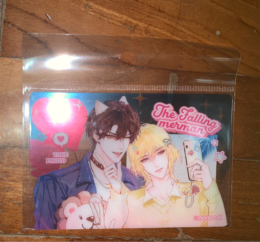 人鱼陷落The Falling Merman Holographic Card, Hobbies & Toys, Toys & Games ...