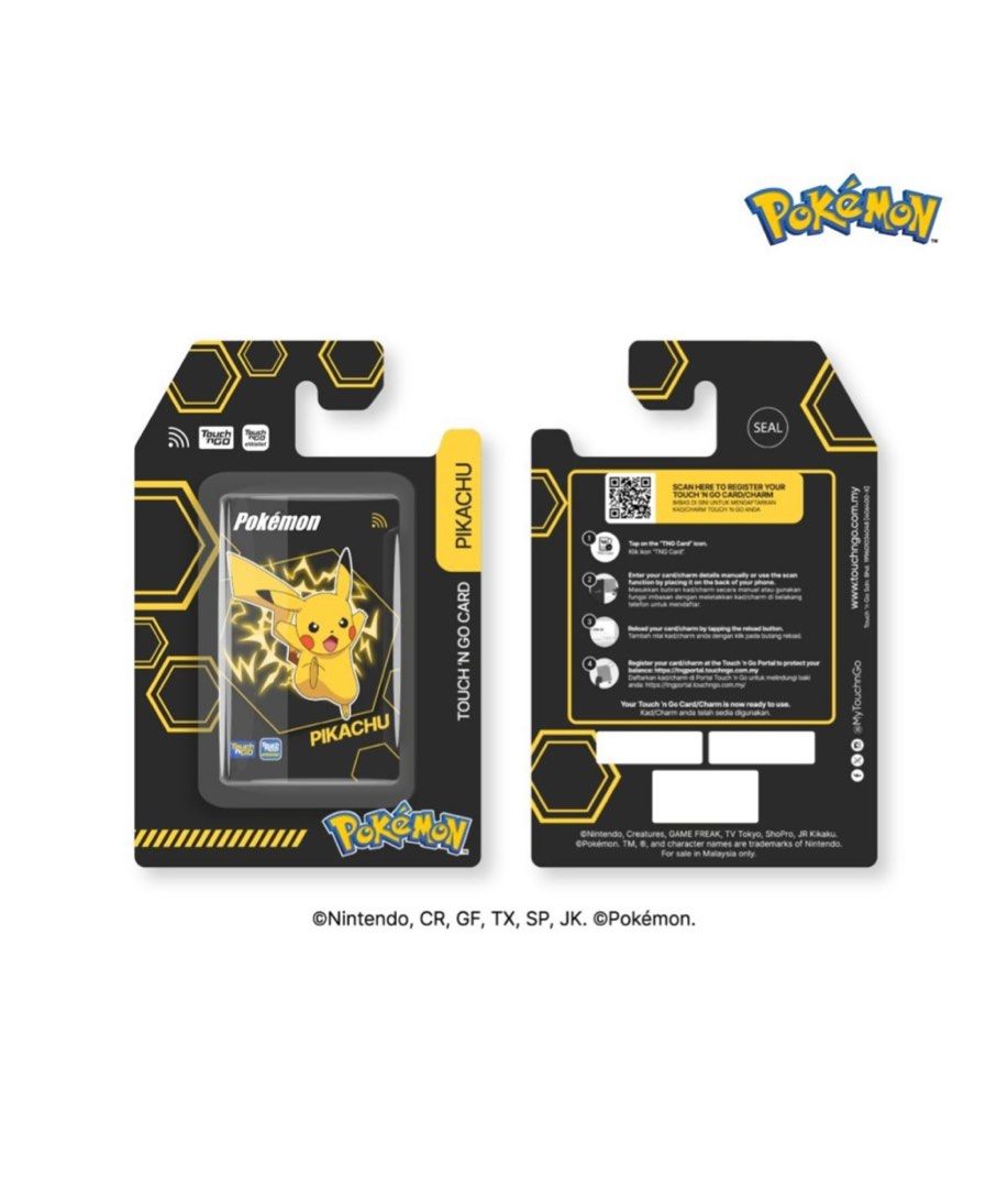[‼️LAST 3 CARDS] Touch n Go Pokémon Special Edition Card (Pikachu) TNG ...