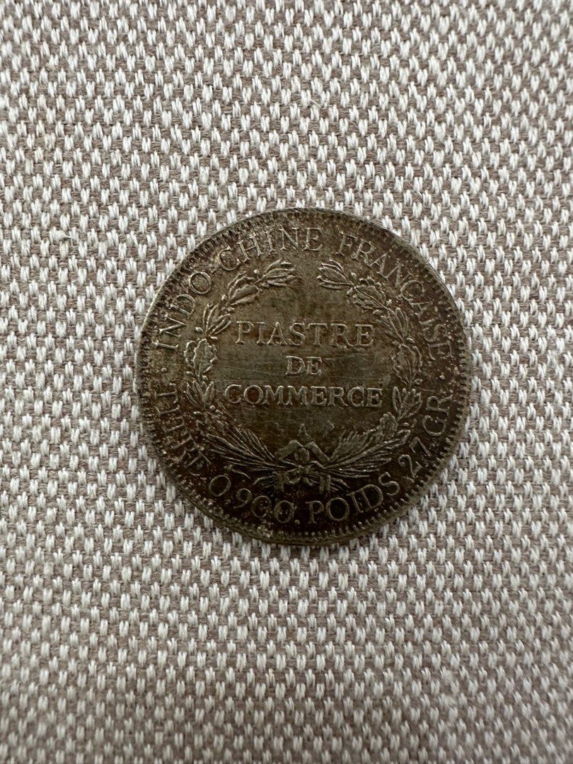 1908 French Indo-China Piastre Coin, Hobbies & Toys, Memorabilia ...