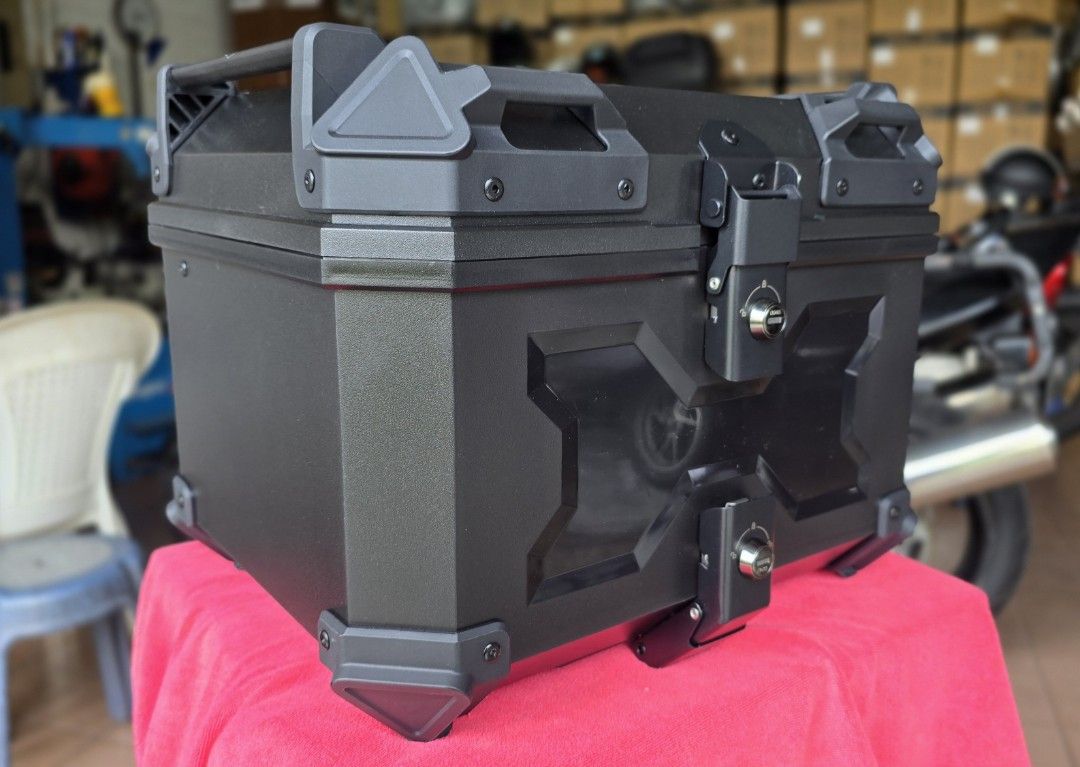 45L Motorcycle ABS Plastic Top Box, Motorcycles, Motorcycle Accessories ...