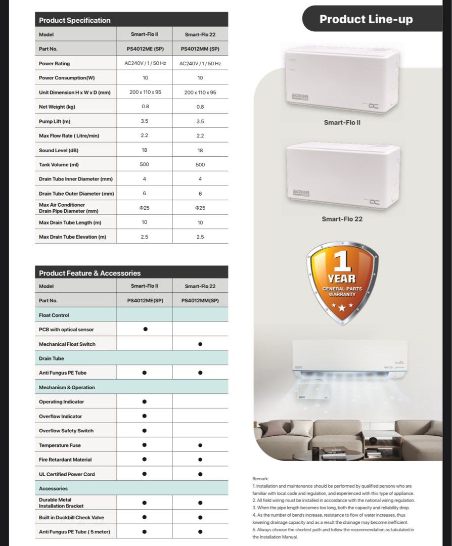Acson Smart Flo II, TV & Home Appliances, Other Home Appliances on ...