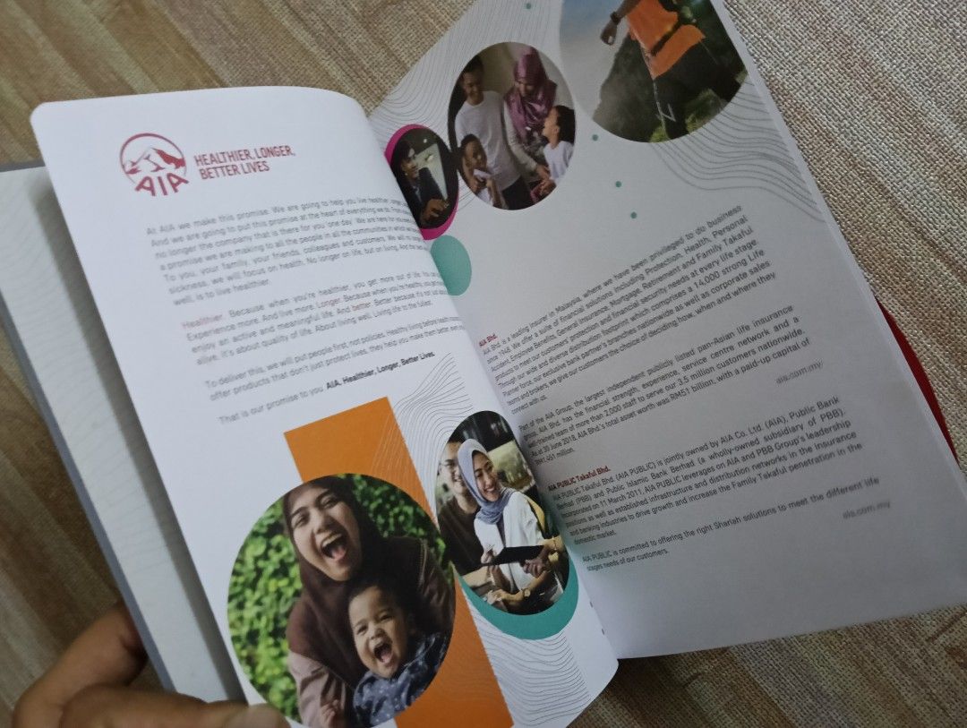 AIA Public Takaful Notebook, Hobbies & Toys, Stationery & Craft ...