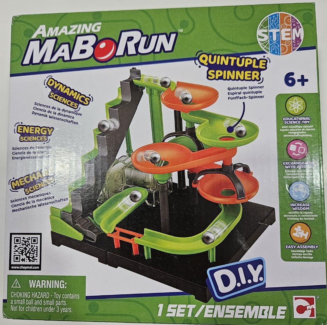 Amazing MABO Run Quintuple Spinner STEM Toy, Hobbies & Toys, Toys ...