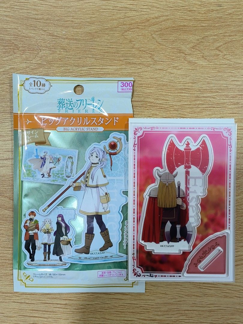Daiso- Frieren Eisen acrylic stand, Hobbies & Toys, Toys & Games on ...