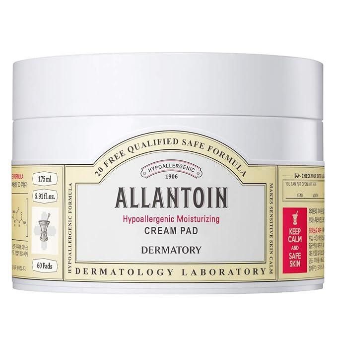 Dermatory Allantoin Hypoallergenic Moisturizing Cream Pad for Dry and ...