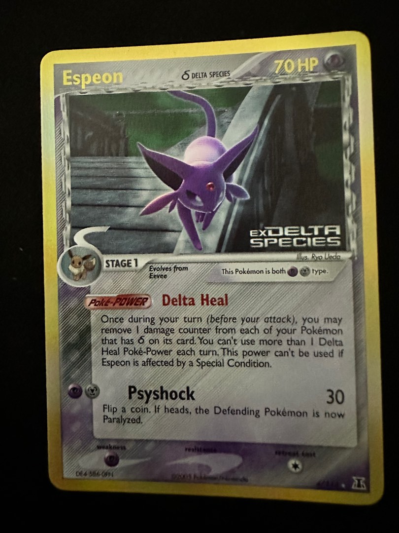 NM [ENG] Pokemon Vintage EX δ Delta Species Reverse Holo - Espeon 4/113 ...