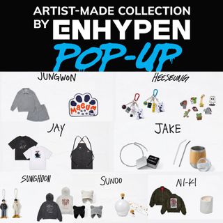 ENHYPEN Artist Made Collection Pop-Up Global Merchandise, Hobbies ...