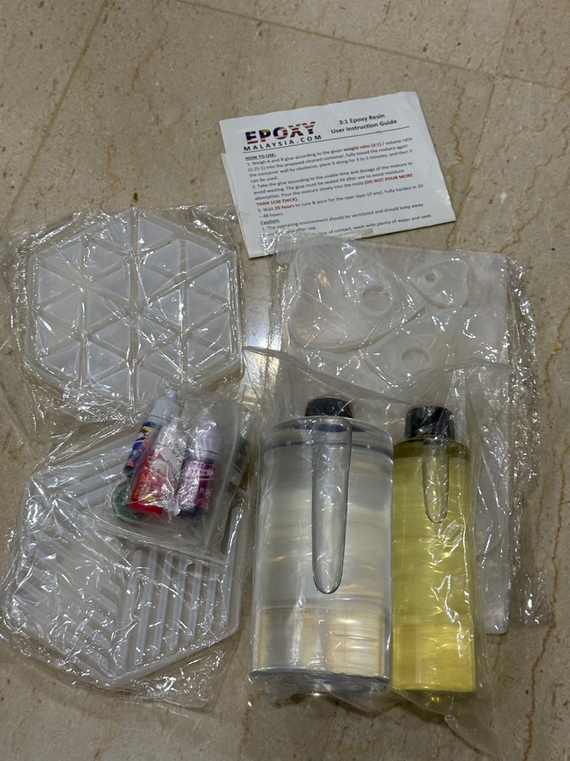 Epoxy Resin Kit - New, Hobbies & Toys, Stationery & Craft, Craft ...