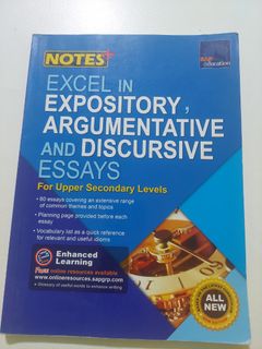 Excel in Expository, Argumentative and Discursive Essays, Hobbies ...