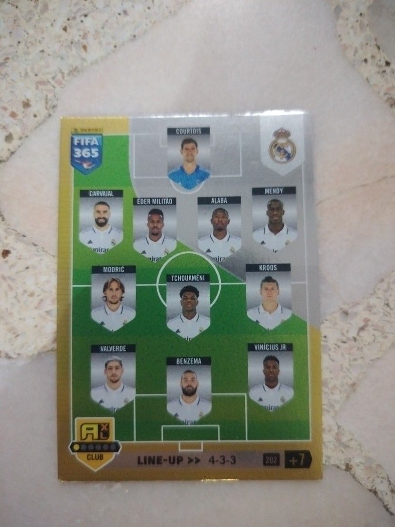FIFA 365 Real Madrid Team Card, Hobbies & Toys, Toys & Games on Carousell