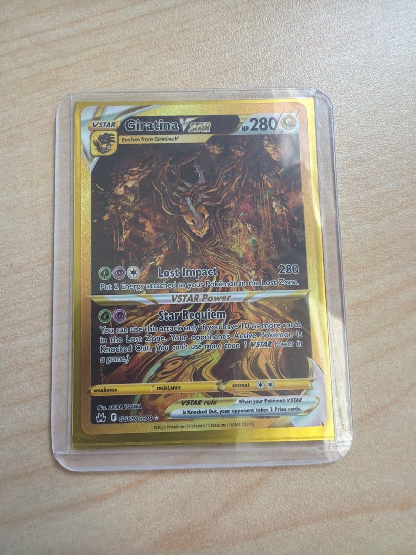 Giratina VSTAR Gold Card, Hobbies & Toys, Toys & Games on Carousell