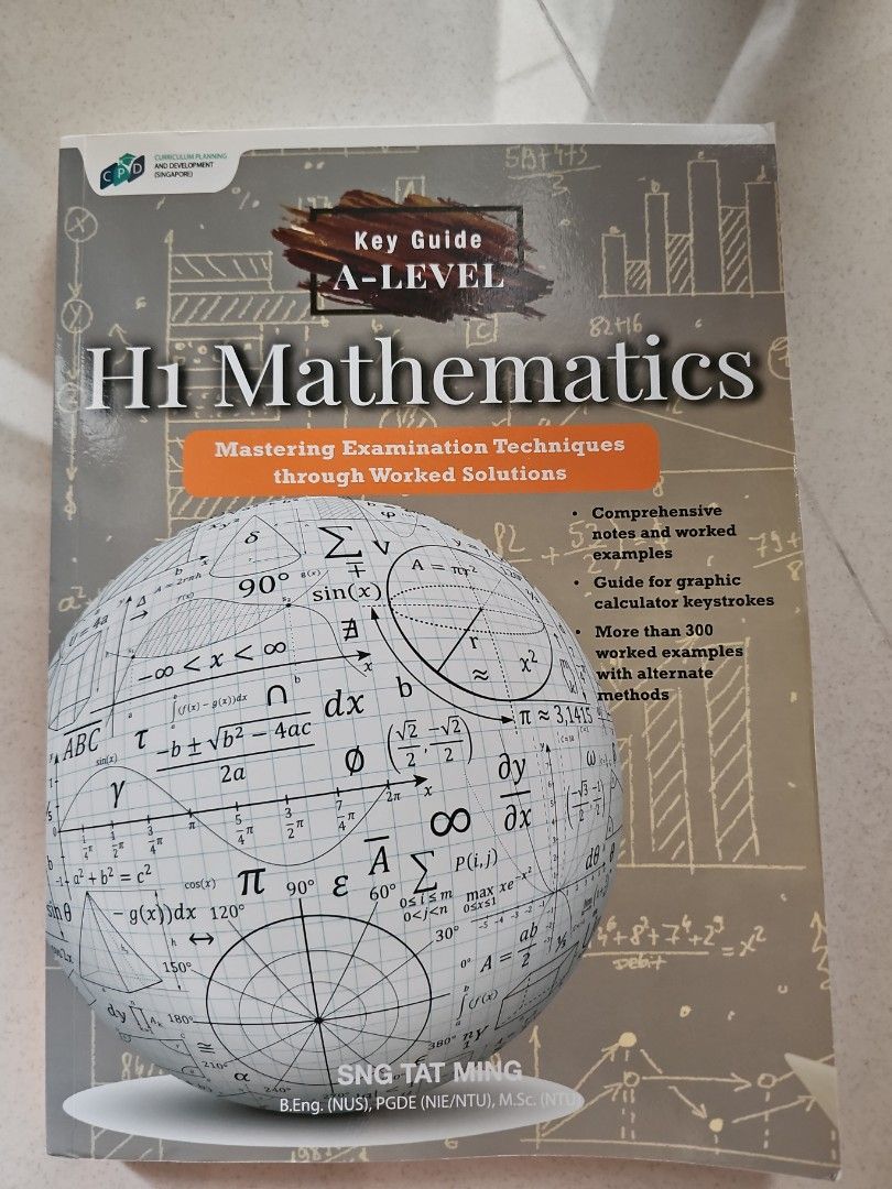 H1 Mathematics Key Guide A-Level, Hobbies & Toys, Books & Magazines ...