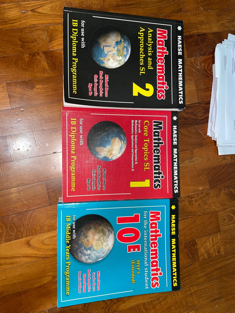 Haese Mathematics Textbooks for IB Diploma and MYP, Hobbies & Toys ...