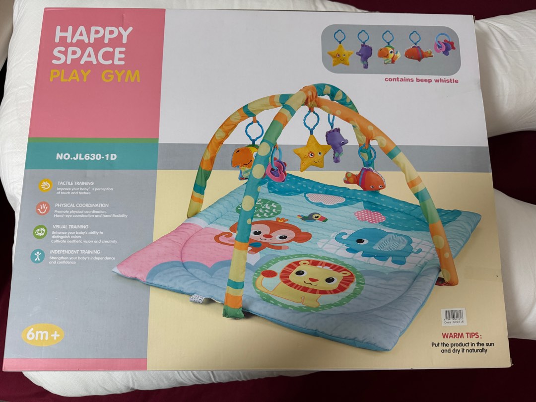 Happy Space Play Gym - 6m+, Babies & Kids, Infant Playtime on Carousell