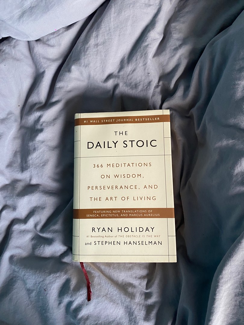 HARDCOVER The Daily Stoic by Ryan Holiday, Hobbies & Toys, Books ...