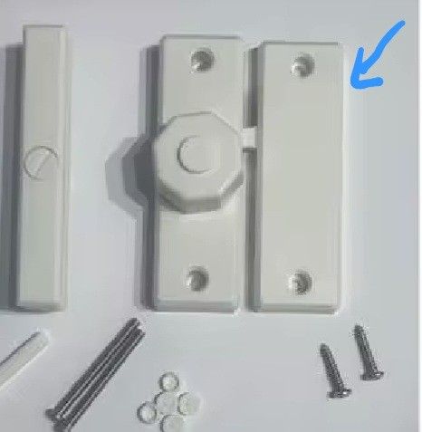 HDB toilet latching lock mechanism spare part, Furniture & Home Living ...