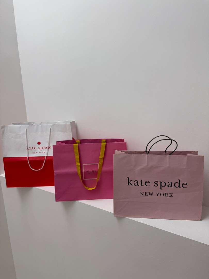 Kate spade paper bag, Luxury, Bags & Wallets on Carousell