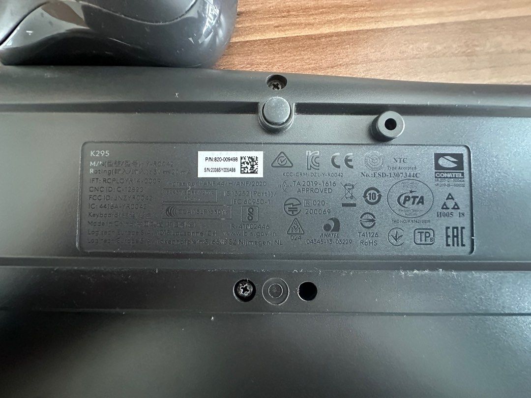 Logitech K295 Wireless Keyboard and Mouse Combo, Computers & Tech ...