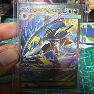Mega Sharpedo EX Pokemon Card 051/080 RR, Hobbies & Toys, Toys & Games ...