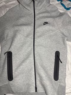 Nike Tech Fleece Full-Zip Hoodie - Blue, Men's Fashion, Coats, Jackets ...