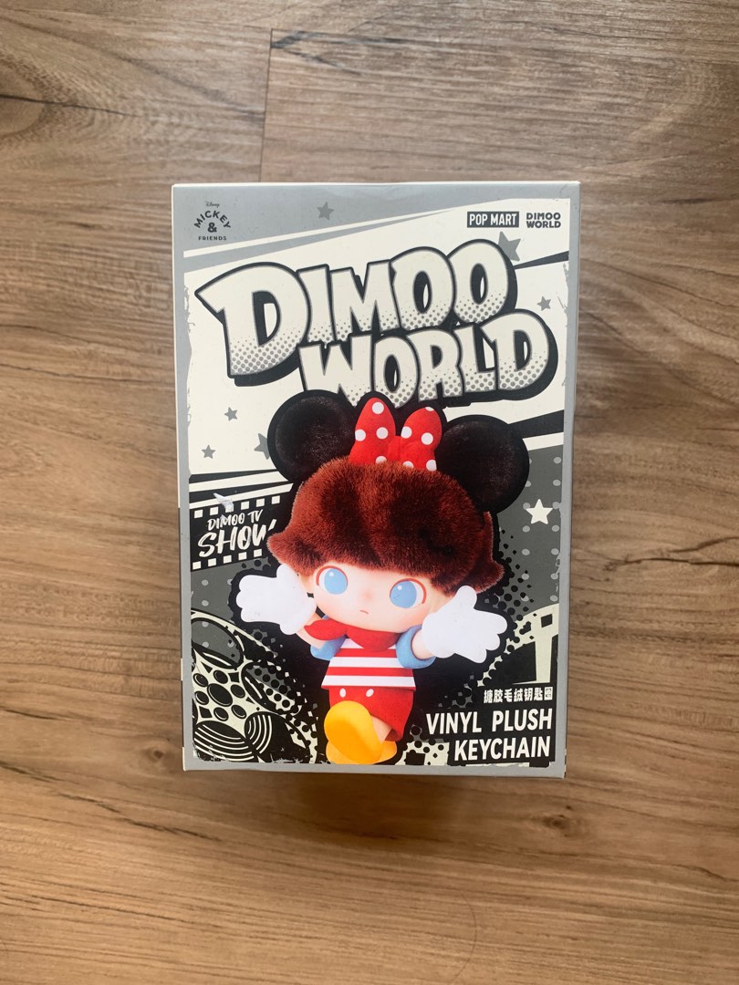 POP MART DIMOO World Mickey Minnie Vinyl Plush Keychain, Hobbies & Toys ...