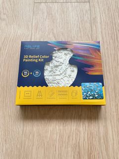 BNIB 3D Relief Color Painting Kit (The Scream), Hobbies & Toys, Art ...