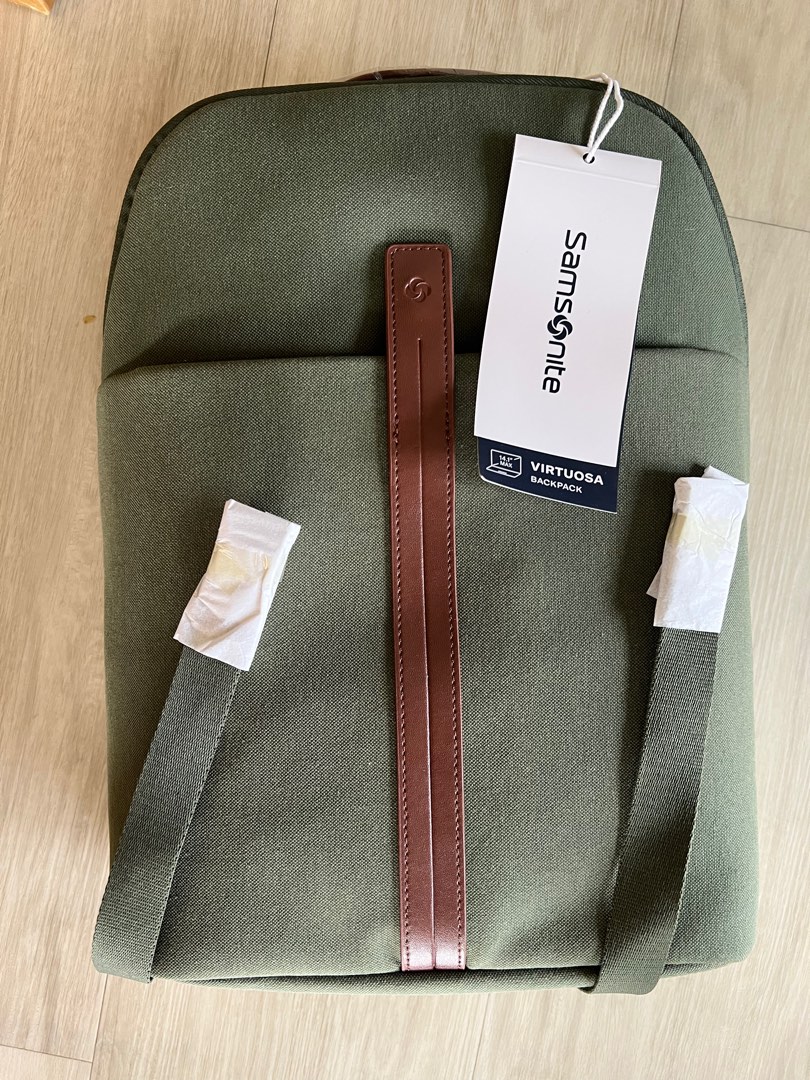 Samsonite Virtuosa Backpack - Pine Green, Men's Fashion, Bags ...