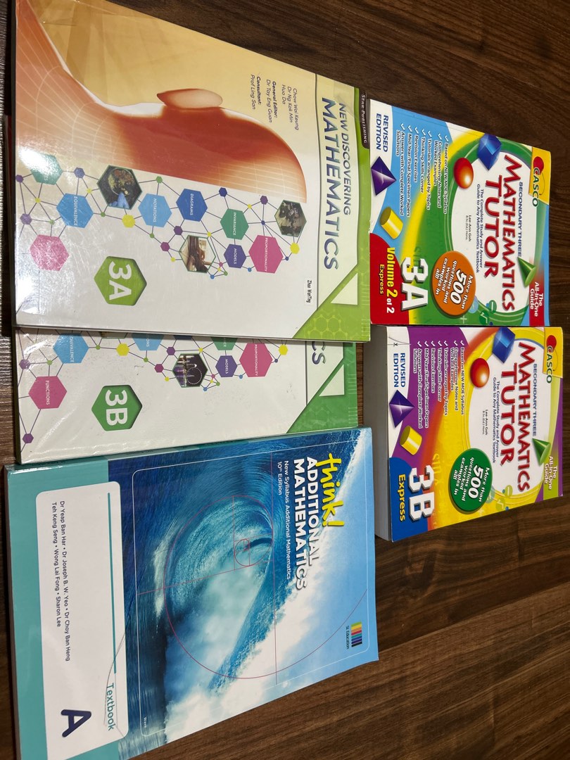 Sec Sch Math textbook, Hobbies & Toys, Books & Magazines, Textbooks on ...
