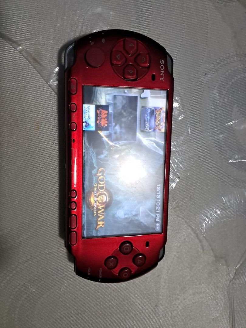 PSP 3000 Modded | Memory Stick + Games | Fully Working God of war psp ...