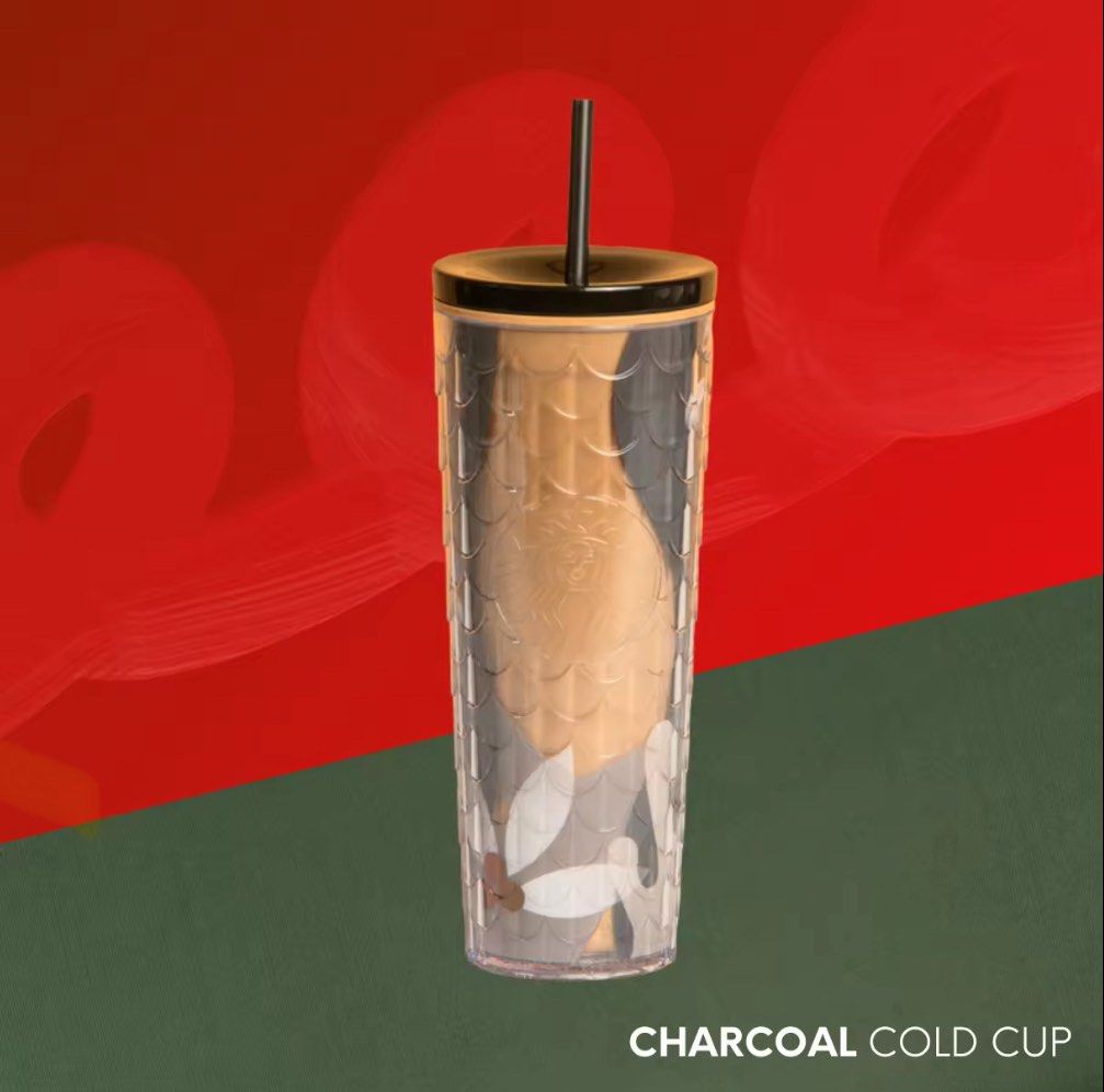 STARBUCKS Traditions 2025 / 2026 Charcoal Tumbler / Cold Cup with Straw ...