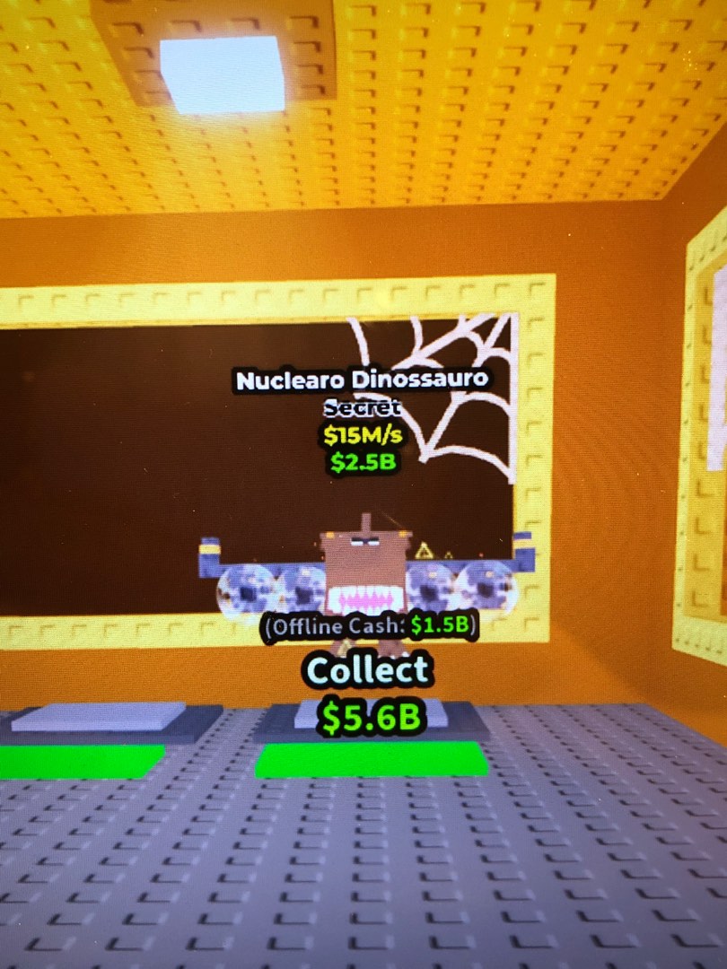 Steal a brainrot Nuclearo dinossauro, Video Gaming, Gaming Accessories ...