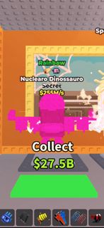 45M/S RARE NUCLEAR DINOSSAURO WITH TACO MUTATION II CHEAP STEAL A ...