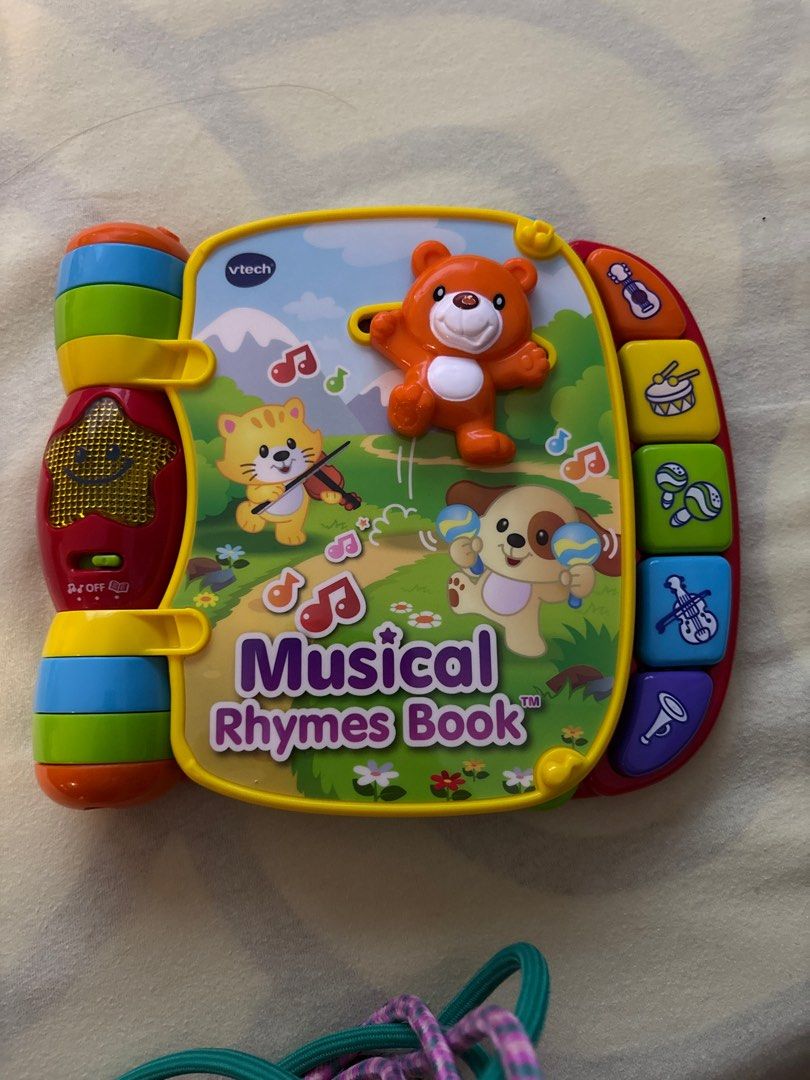 VTech Musical Rhymes Book, Babies & Kids, Infant Playtime on Carousell