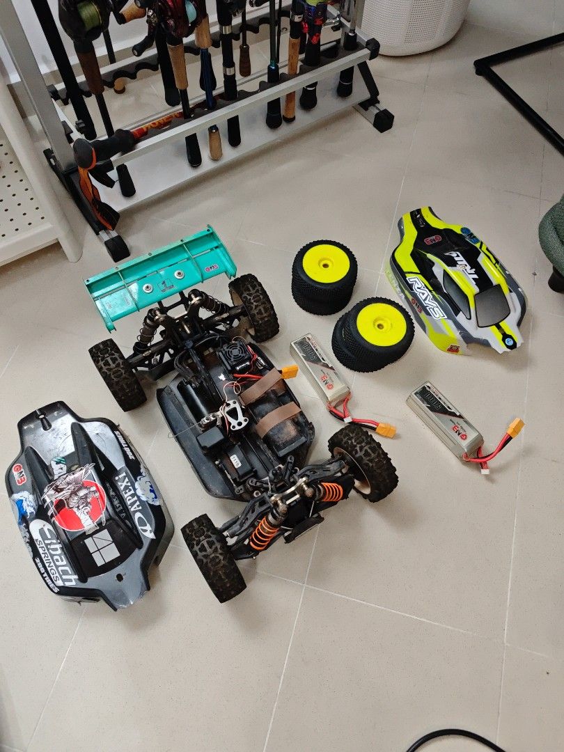 1/8 rc buggy hobao hyper vs2, Hobbies & Toys, Toys & Games on Carousell