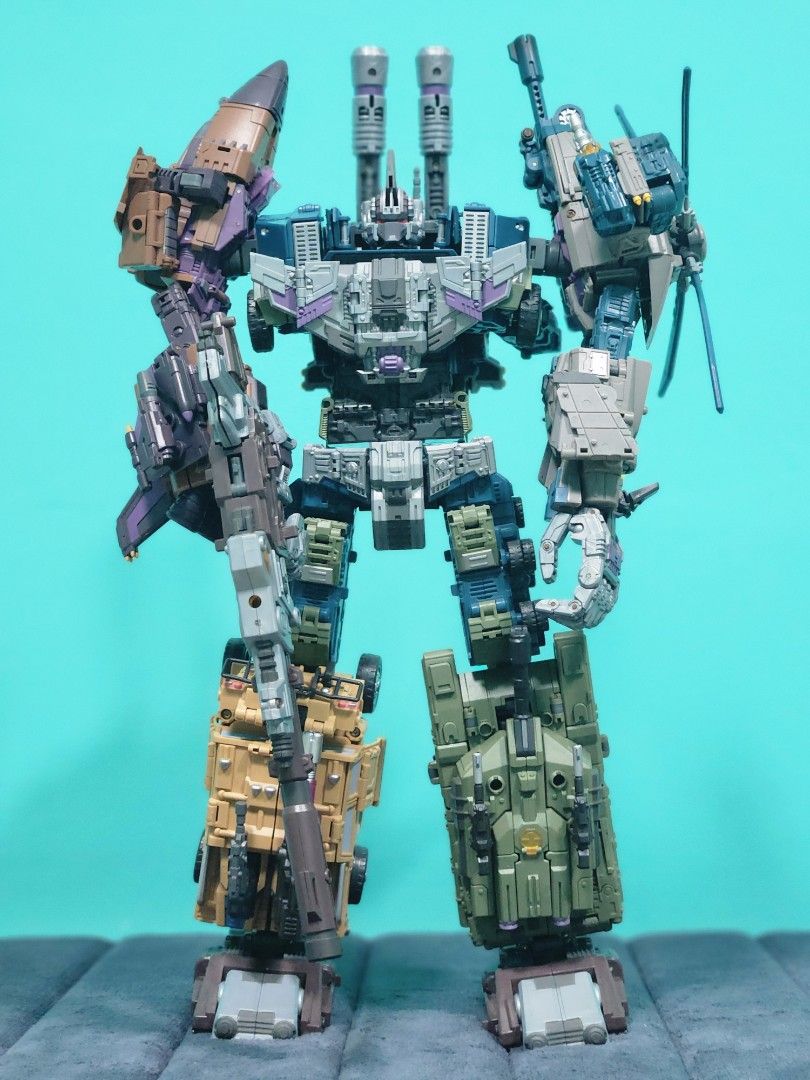 3rd Party Transformers Warbotron WB-01 aka Bruticus (Combaticons ...