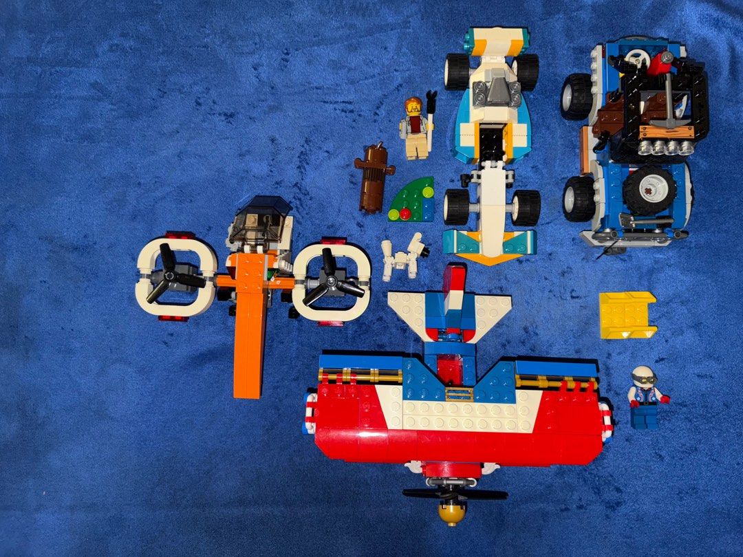 (4 built sets) LEGO 31076 31075 31072 31071 Creator Daredevil Stunt ...