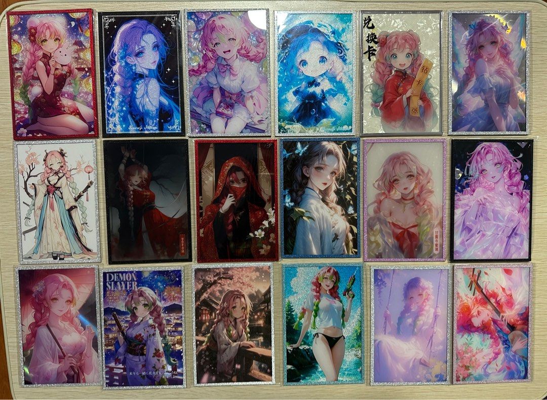 A6 Demon Slayer Coloured Paper (F), Hobbies & Toys, Art & Prints on ...