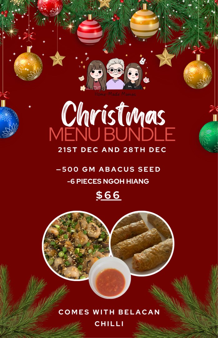 Abacus seed and ngoh hiang set, Food & Drinks, Homemade Bakes on Carousell