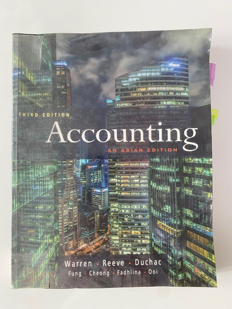 Accounting: An Asian Edition Textbook, Hobbies & Toys, Books ...