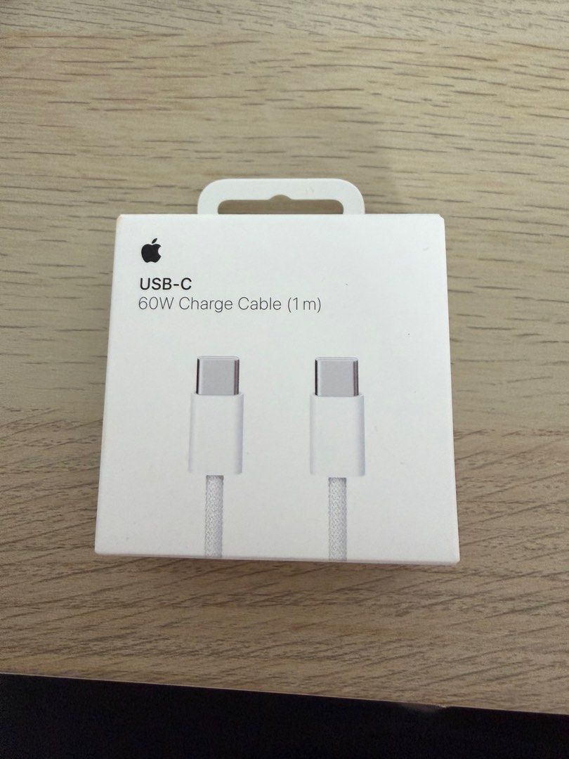 Apple USB-C 60W Charge Cable (1m), Mobile Phones & Gadgets, Mobile ...