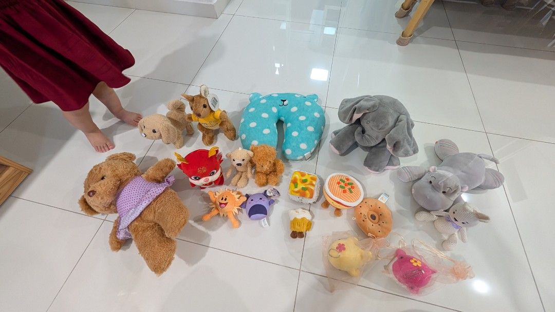 Assorted Plush Toys - Various Characters, Hobbies & Toys, Toys & Games ...
