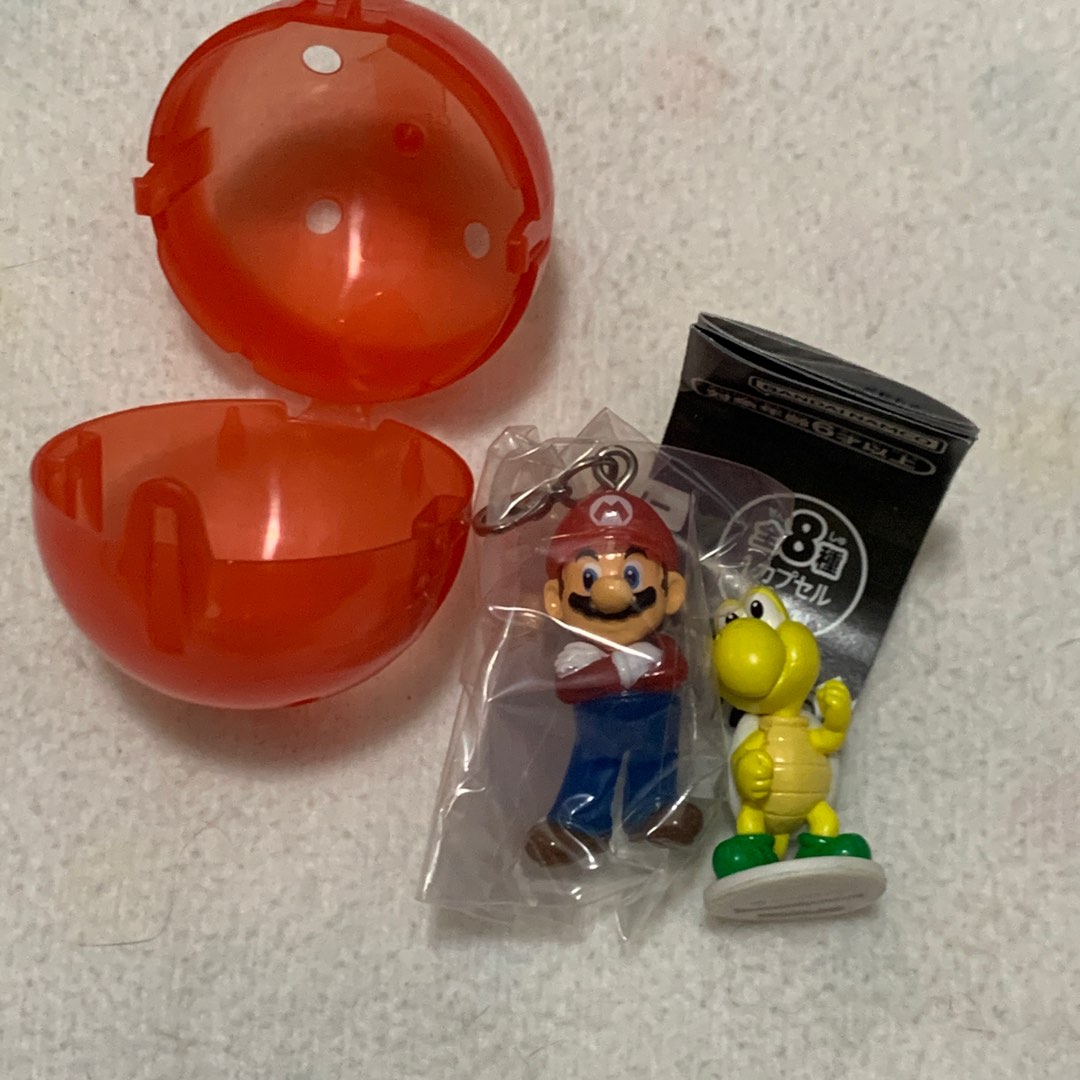 bandai namco gashapon super mario bros mario figure strap charm with ...