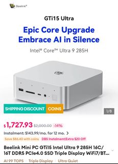 Beelink U59 Pro Mini PC - Intel 5105 CPU - Dual LAN - 16GB 2666Mhz DDR4 ...