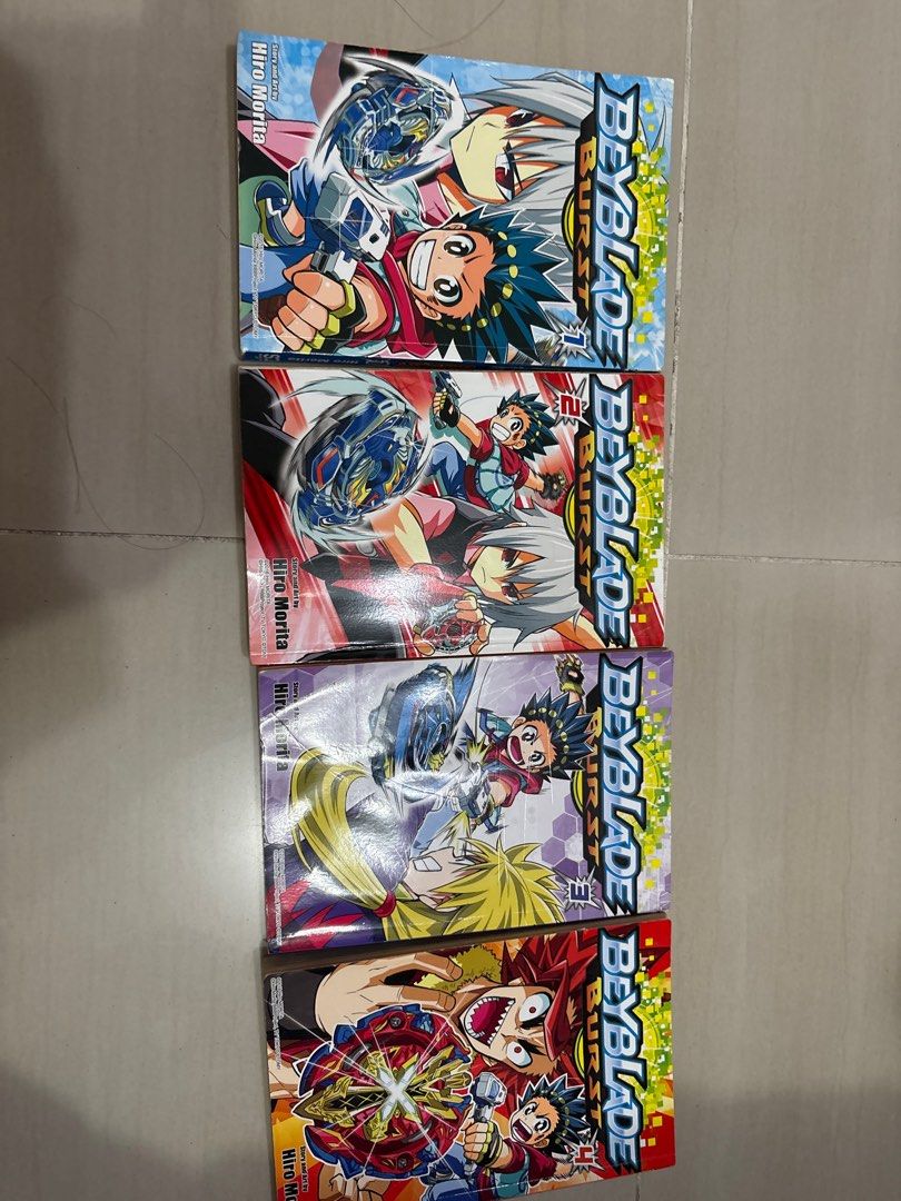 Beyblade Burst Manga Volumes 1-4, Hobbies & Toys, Books & Magazines ...