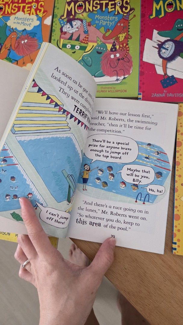 Billy and the Mini Monsters Book Set, Hobbies & Toys, Books & Magazines ...