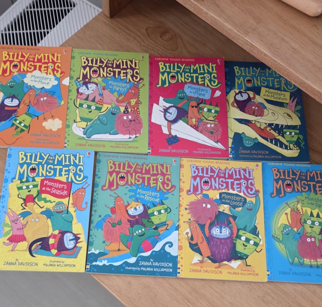 Billy and the Mini Monsters Book Set, Hobbies & Toys, Books & Magazines ...
