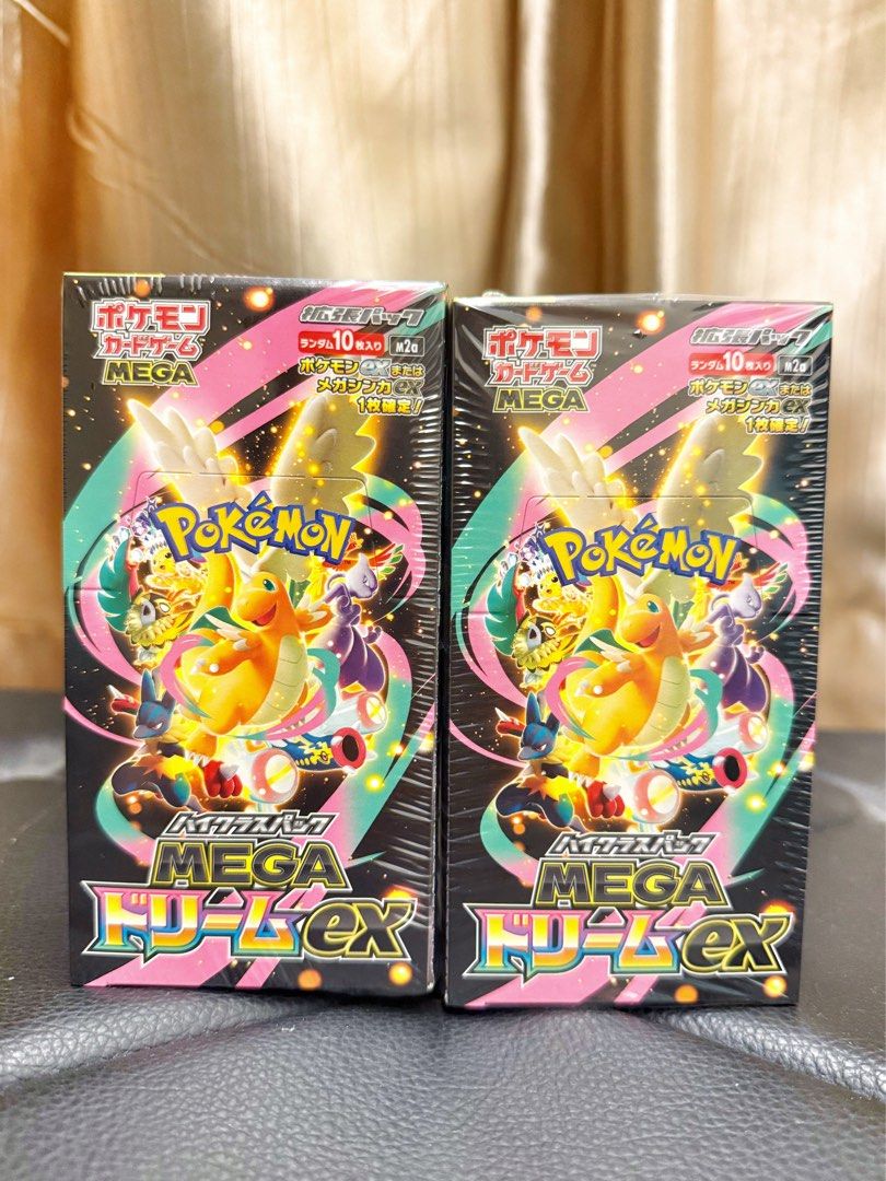 Last 10 Shrinked Pokemon Card Mega Dream EX Booster Box, Hobbies & Toys ...