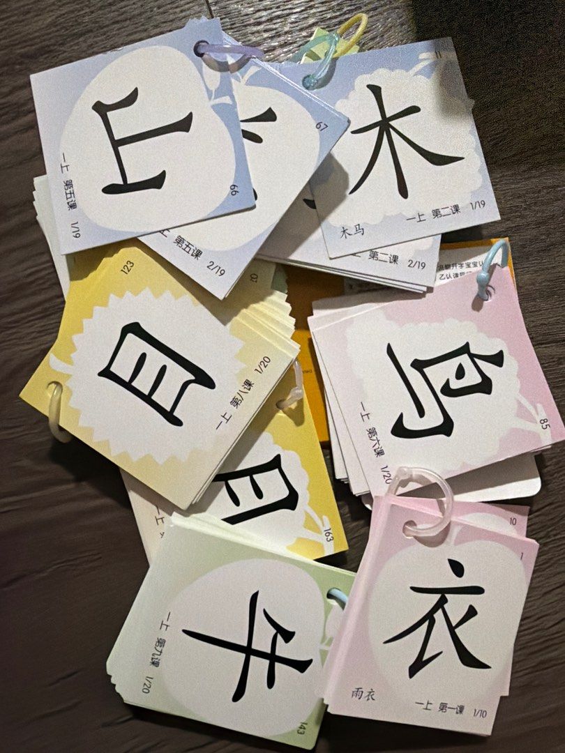 Chinese Character Cards for Primary Schools, Hobbies & Toys, Toys ...
